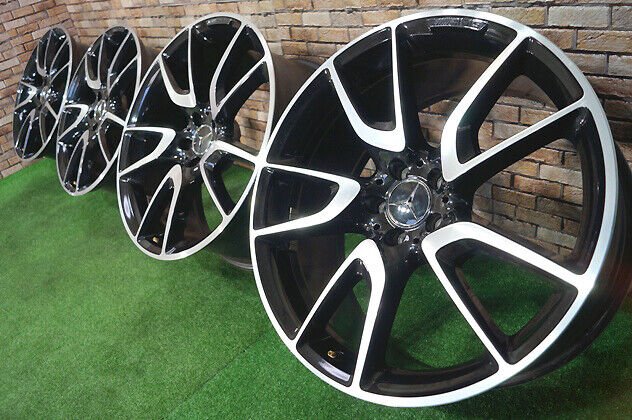 JDM Rare Benz genuine AMG 21 inch 8.5J+40 / 9.5J+22 5H112 Benz GLC GLC ...