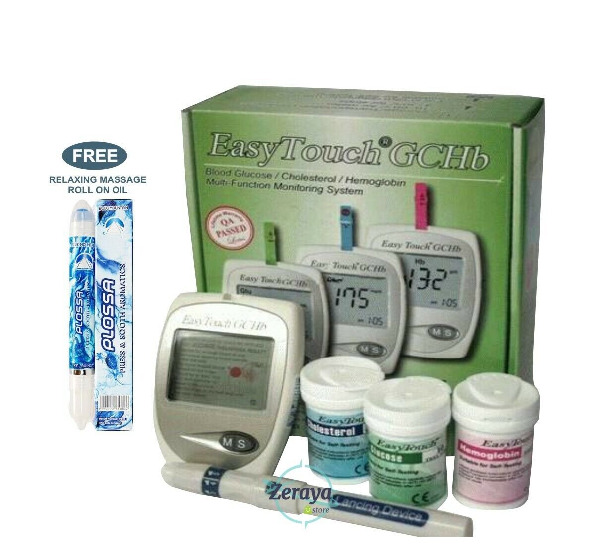 EasyTouch GCHb Glucose,Cholesterol, Hemoglobin Monitoring Tester ...
