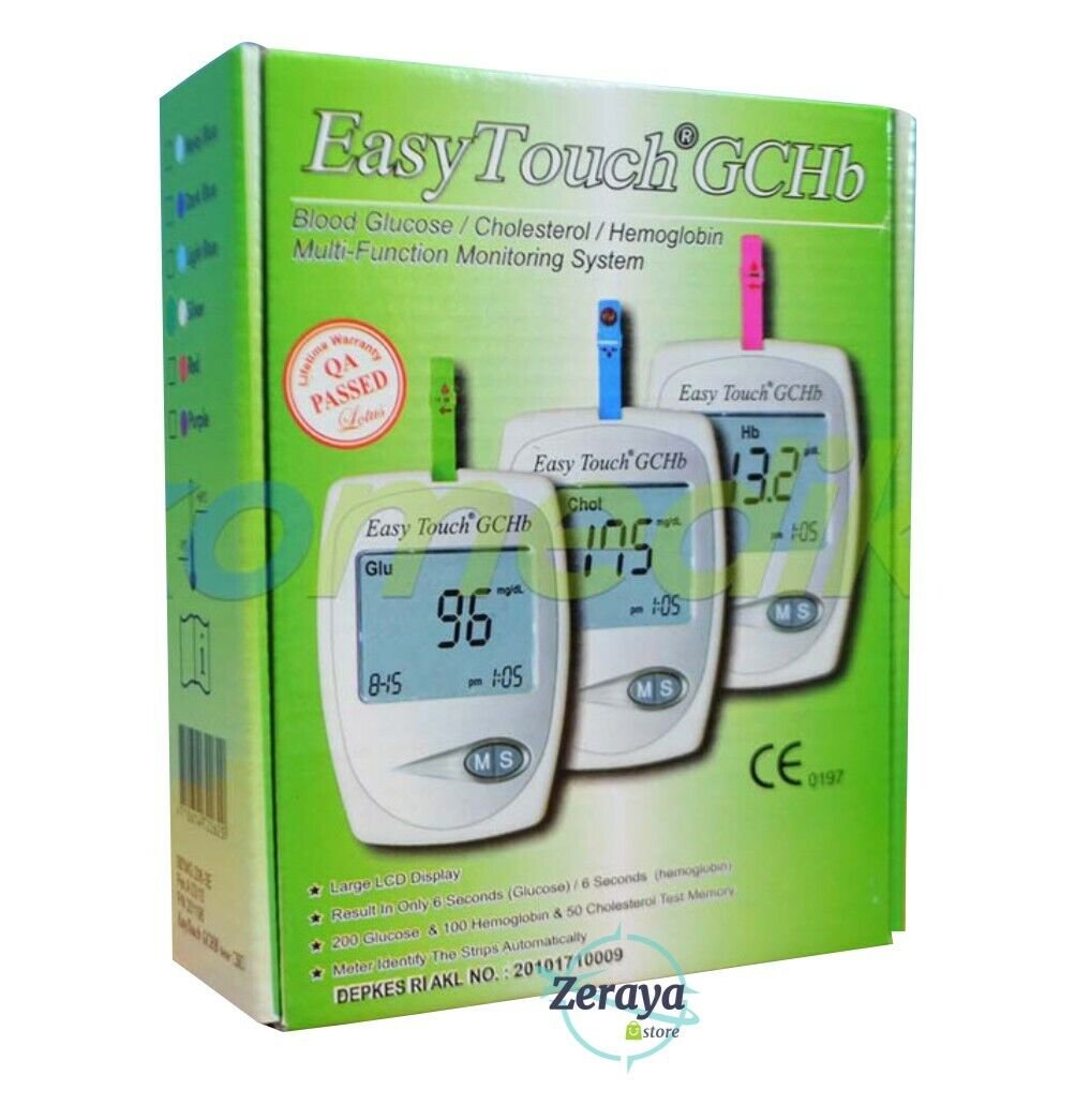 EasyTouch GCHb Glucose,Cholesterol, Hemoglobin Monitoring Tester ...