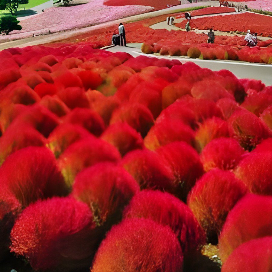 2000 Seeds Red Kochia Scoparia Rare Exotic Grass Hardy Plants Fresh Seeds