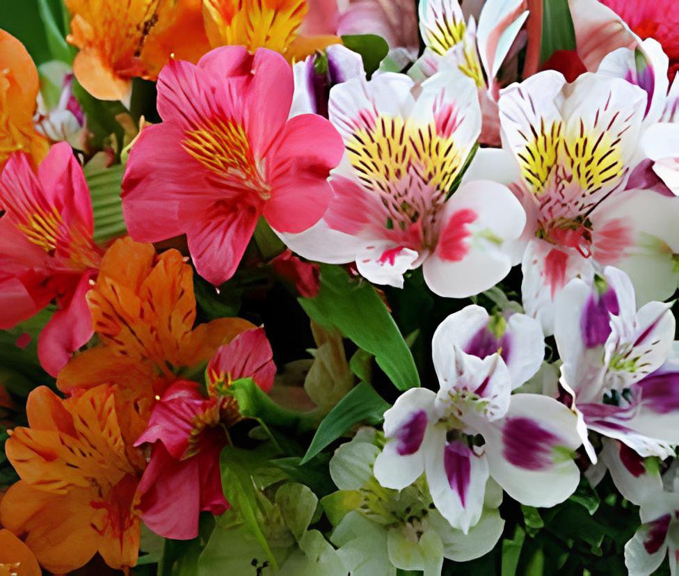200 Seeds Alstroemeria Bonsai Peruvian Lily Alstroemeria Inca Bandit ...