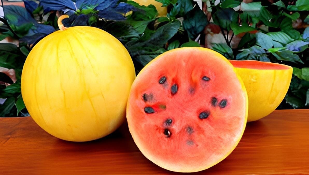 20 Seeds Golden Midget Small Watermelon