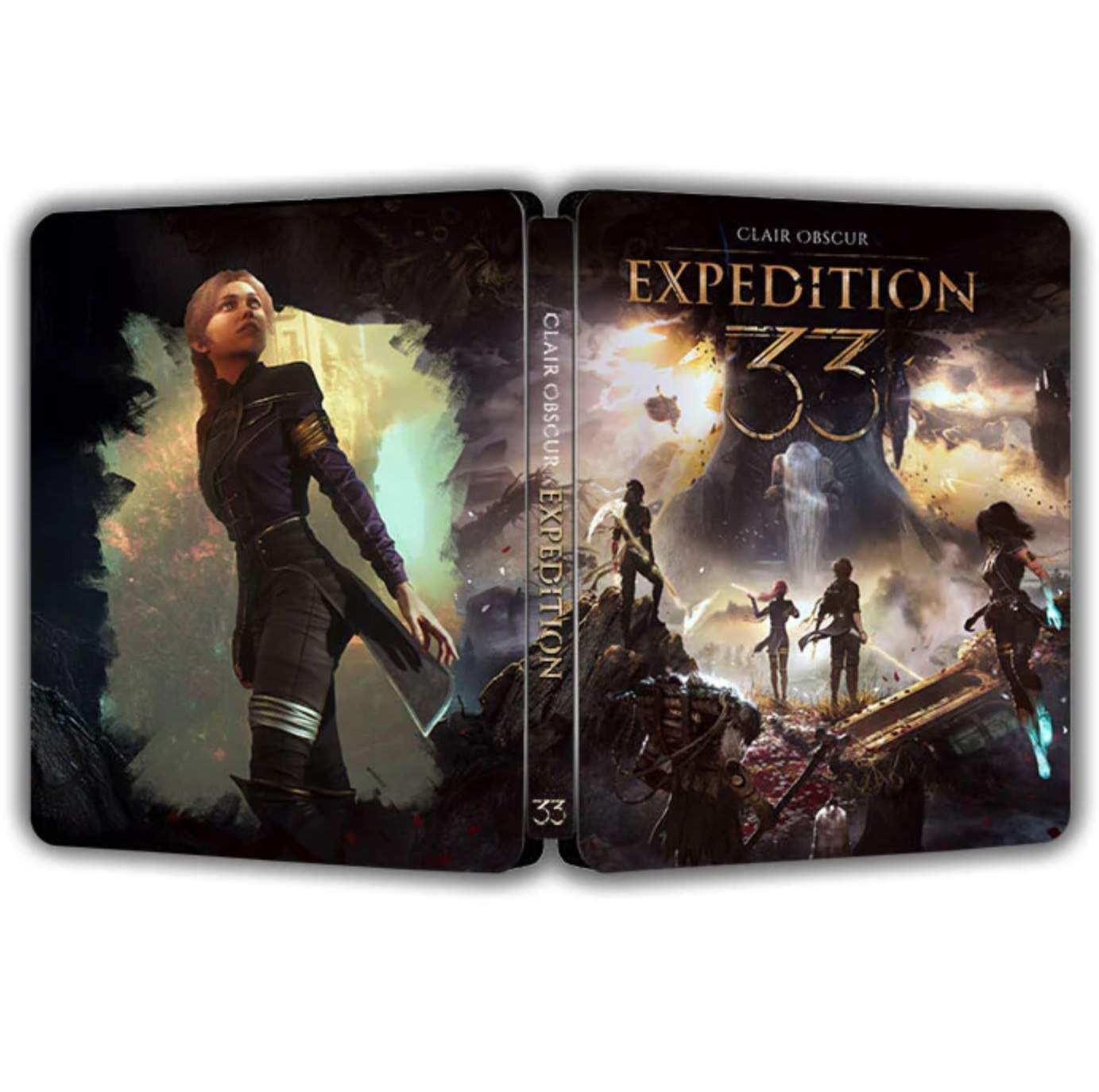 New Rare Limited Edition Clair Obscur Expedition 33 Steelbook Case ...