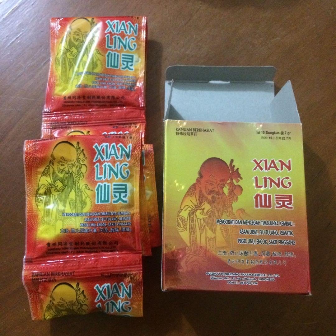 Original 6 Box Xian Ling Herb Powder Arthritis Gout Rheumatism Back ...