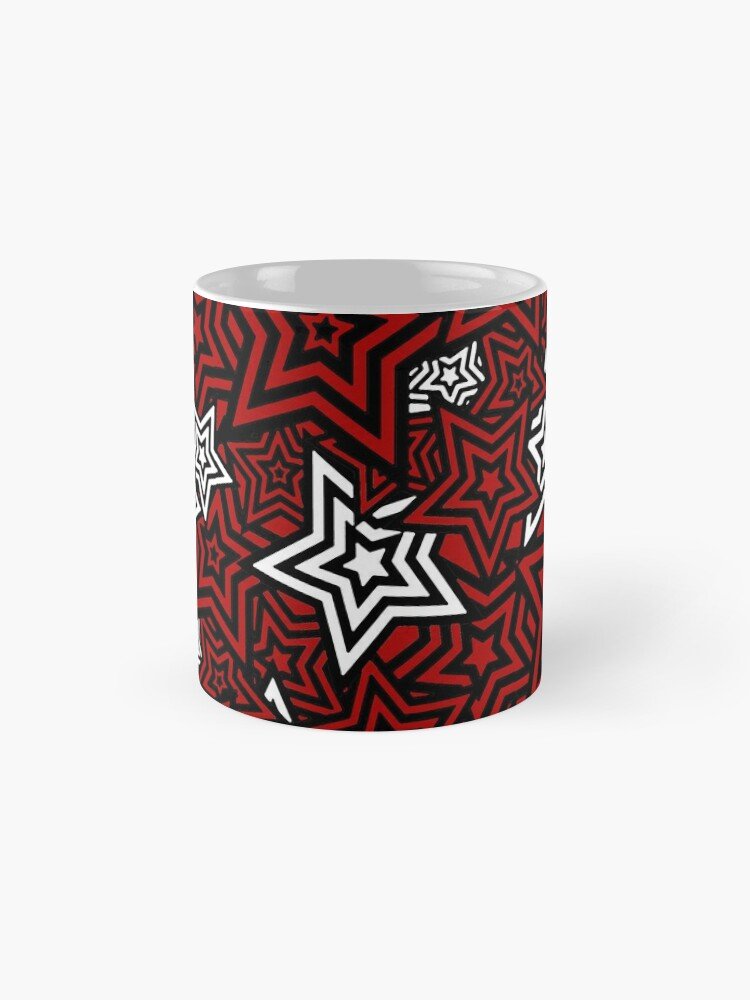 Persona 5 Royal Phantom Thief Star Mask Pattern Coffee Mug