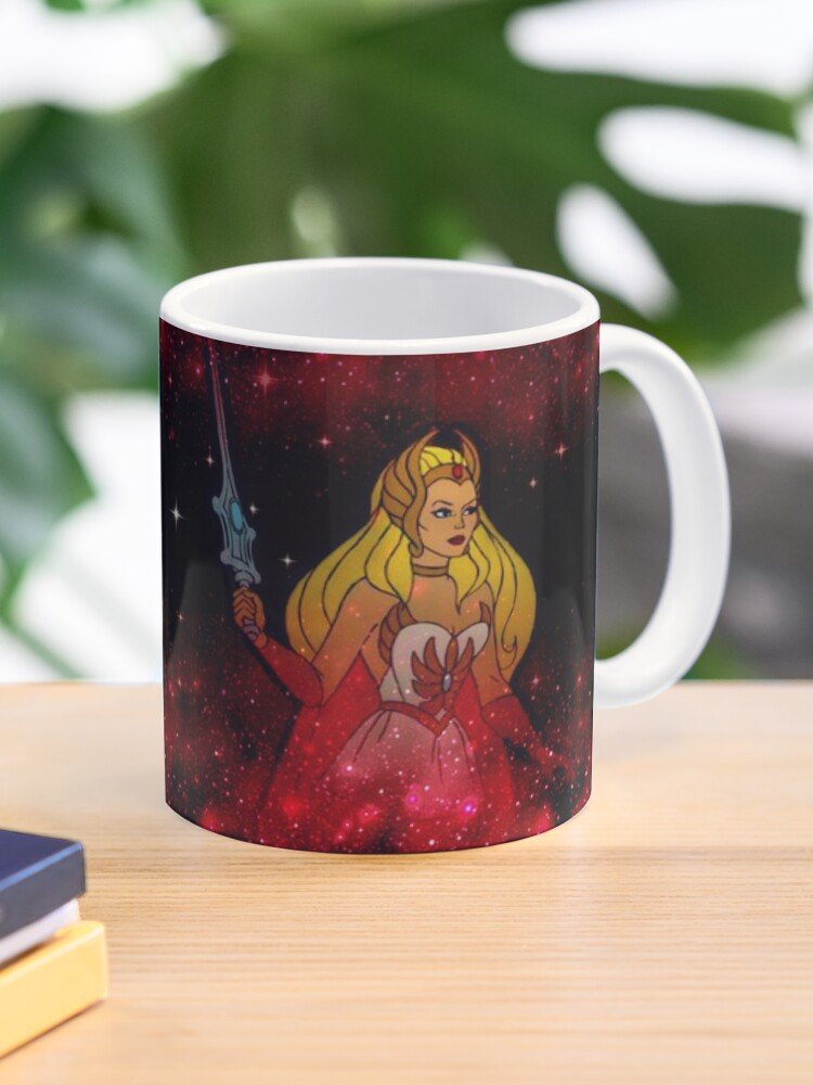 80S Aesthetic She Ra Red Stars Coffee Mug