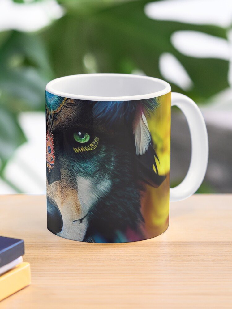 Wolf Native Pride - Native American Heritage Coffee Mug