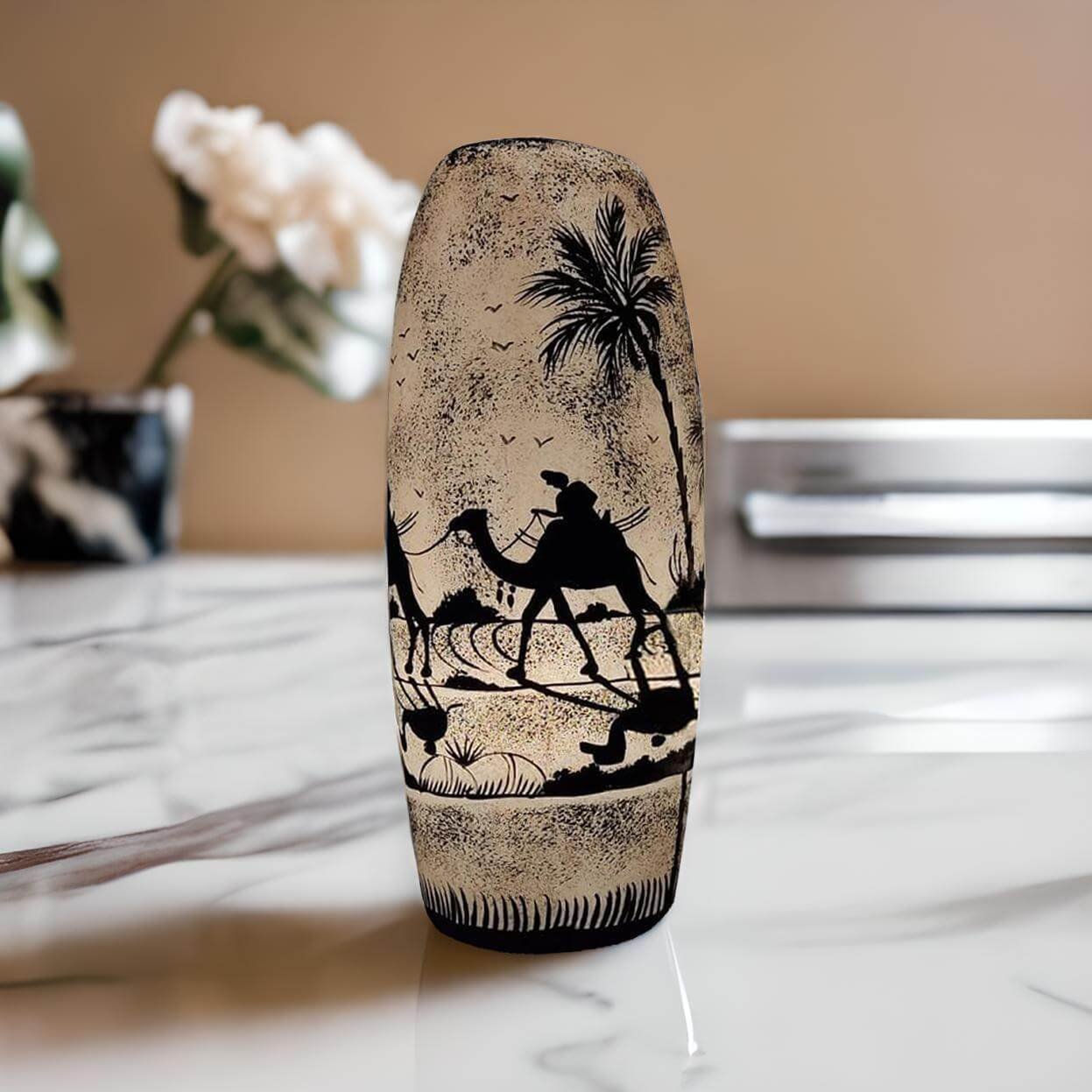 Antique Camel Skin Lamp