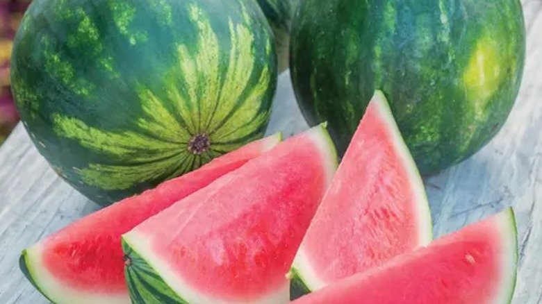 50+ Piccolo Hybrid Seedless Watermelon Seeds | Sweet Mini Melons ...