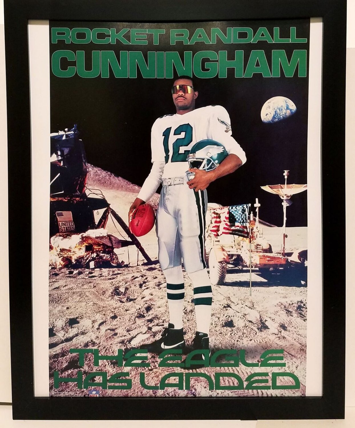 Randall Cunningham Eagles Costacos Brothers 8.5x11 FRAMED Print Vintage ...