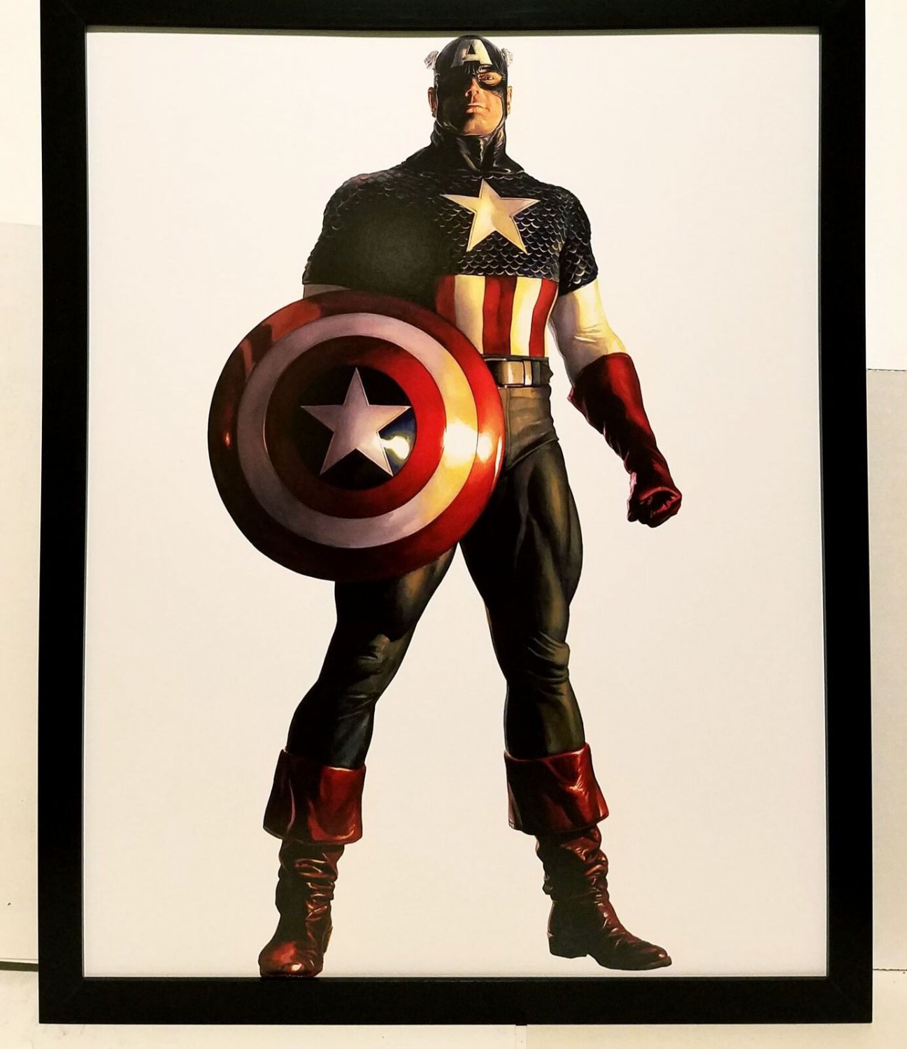Captain America Avengers Timeless by Alex Ross FRAMED 11x14 Art Print ...