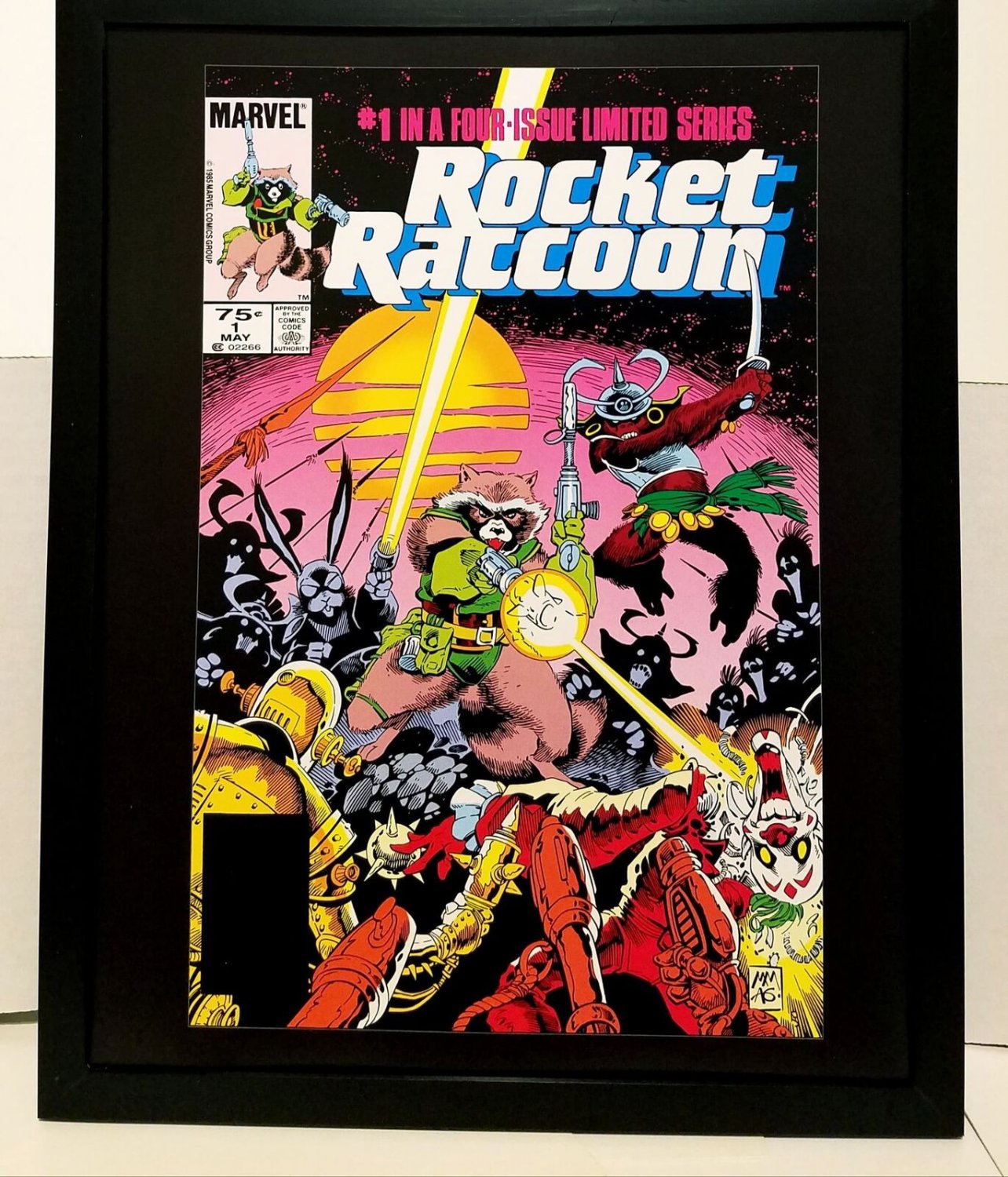 Rocket Raccoon #1 by Mike Mignola 11x14 FRAMED Marvel Comics Art Print ...