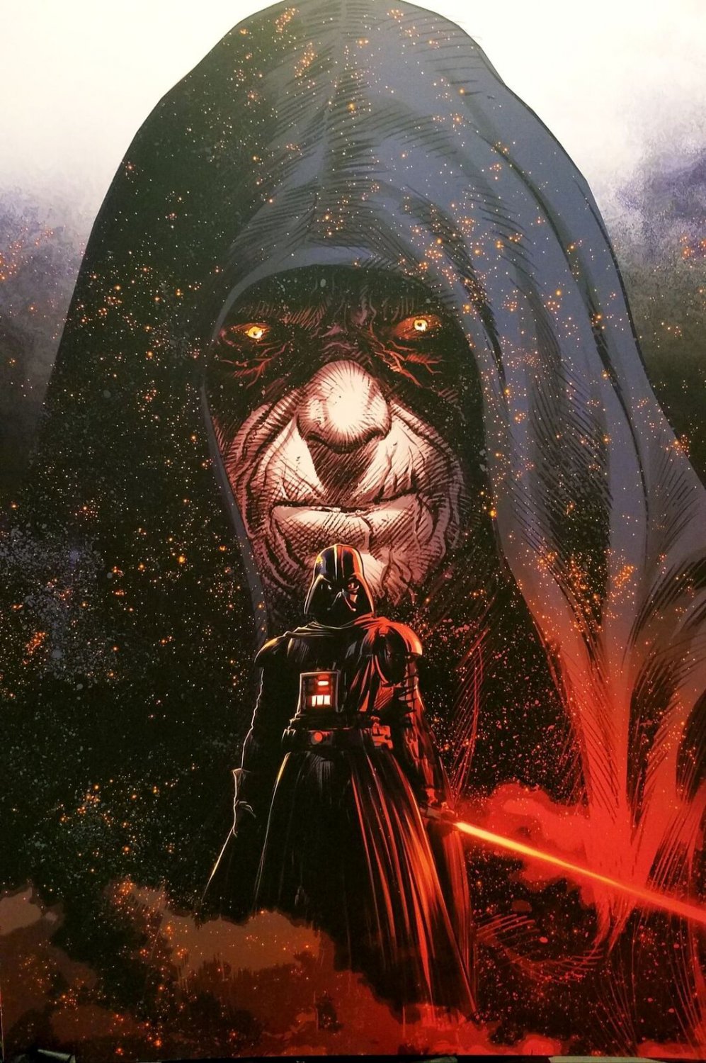 Star Wars Darth Vader by Mike Deodato 11x16 Art Poster Print Marvel Comics
