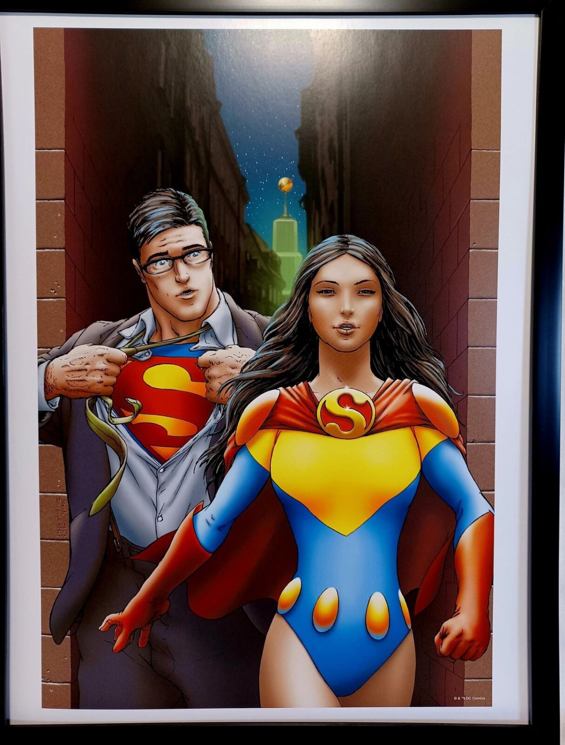 Superman and Lois Lane by Frank Quitely FRAMED 12x16 Art Print DC ...