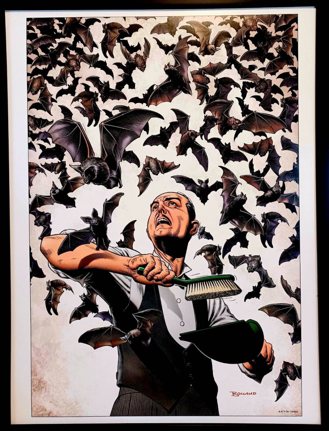 Batman's Alfred the Butler by Brian Bolland FRAMED 12x16 Art Print DC ...