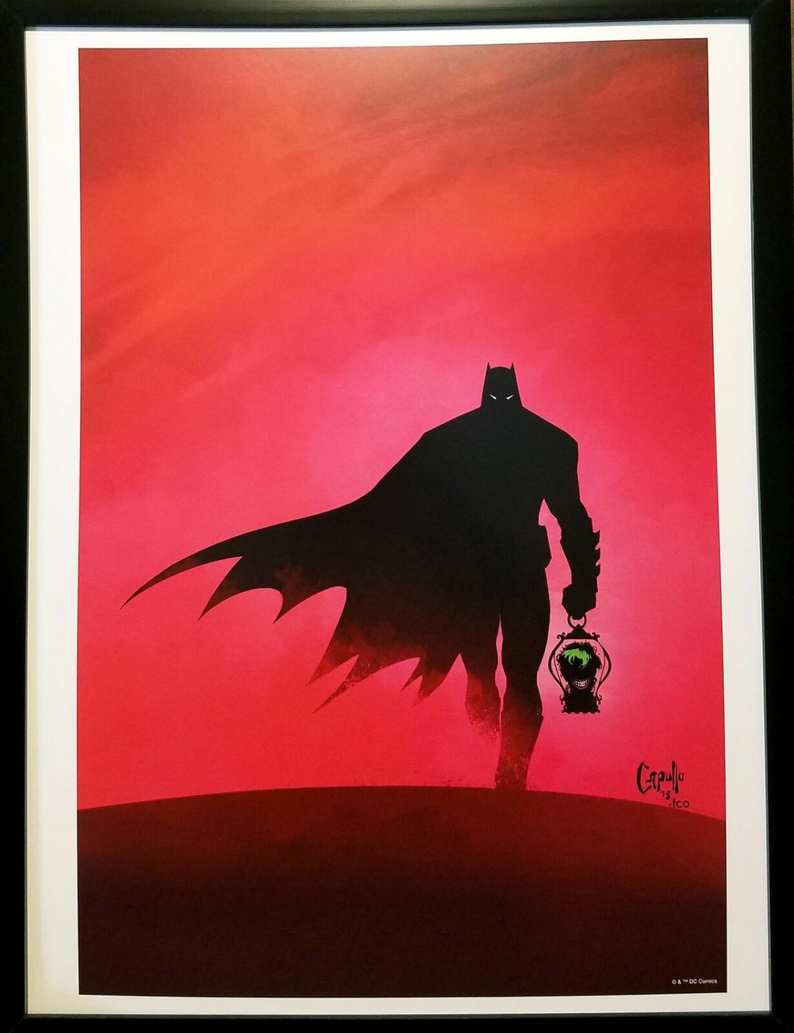 Batman Last Knight on Earth by Greg Capullo FRAMED 12x16 Art Print DC ...