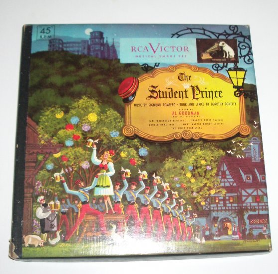 The Student Prince Box Set of 7" Vinyl Records by the Al Goodman Orchestra