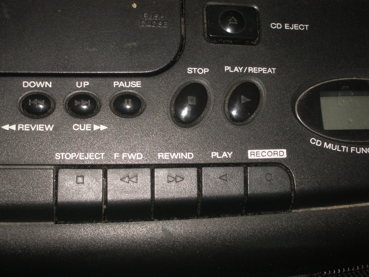 Sharp Boombox Model WQ-CH400 Vintage 1990's AM/FM, Cassette, 5 CDs ...