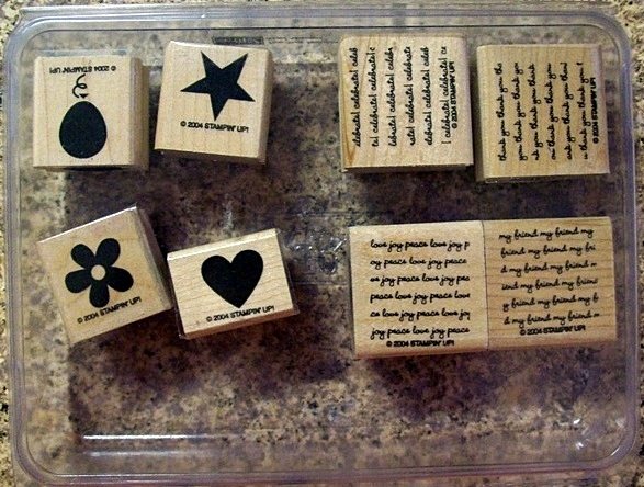Stampin Up Two Step Stampin Mini Messages Stamp Set