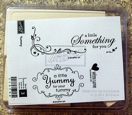 Stampin Up Yummy Stamp Set NEVER USED!