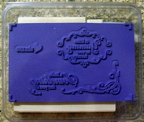 Stampin Up Yummy Stamp Set NEVER USED!