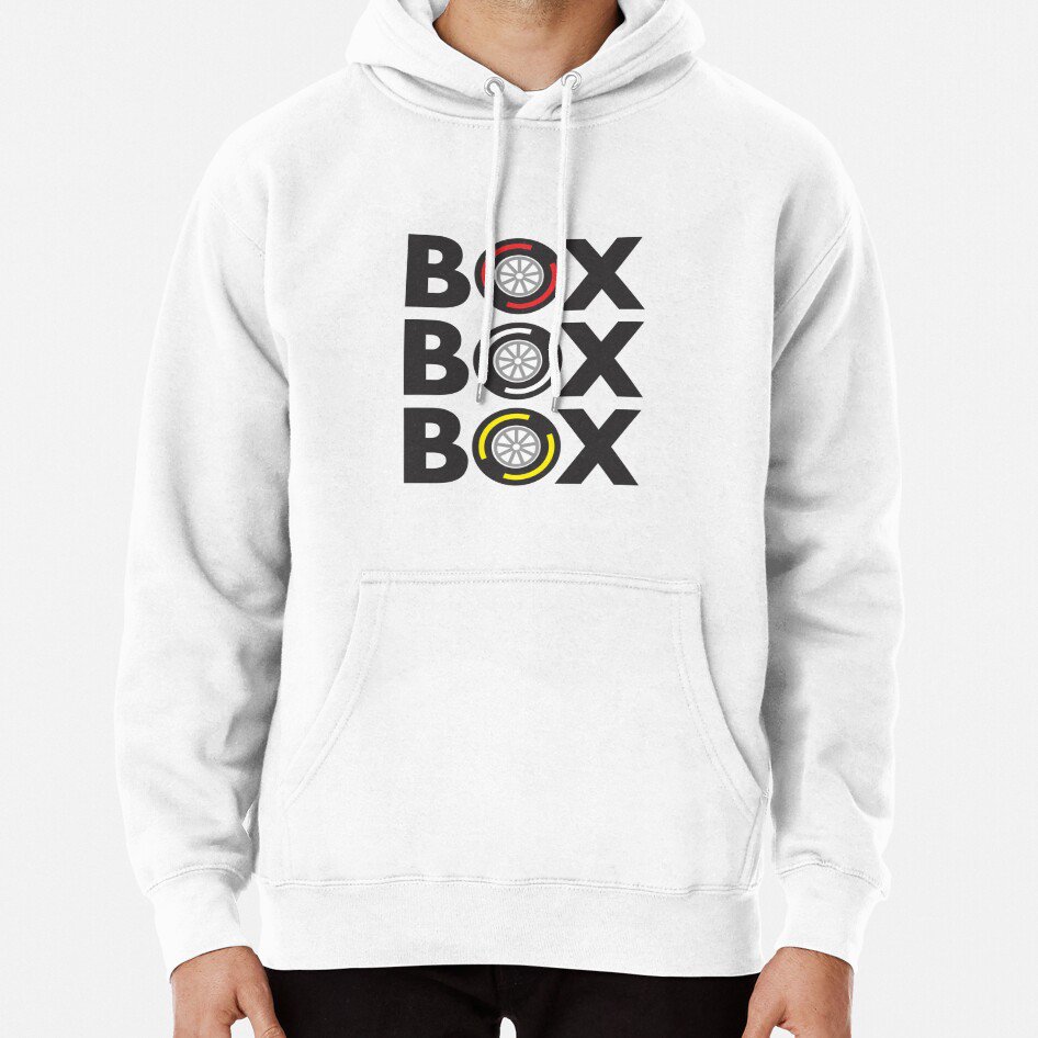 ""Box Box Box"" F1 Tyre Compound Design Classic Hoodie Classic Hoodie ...