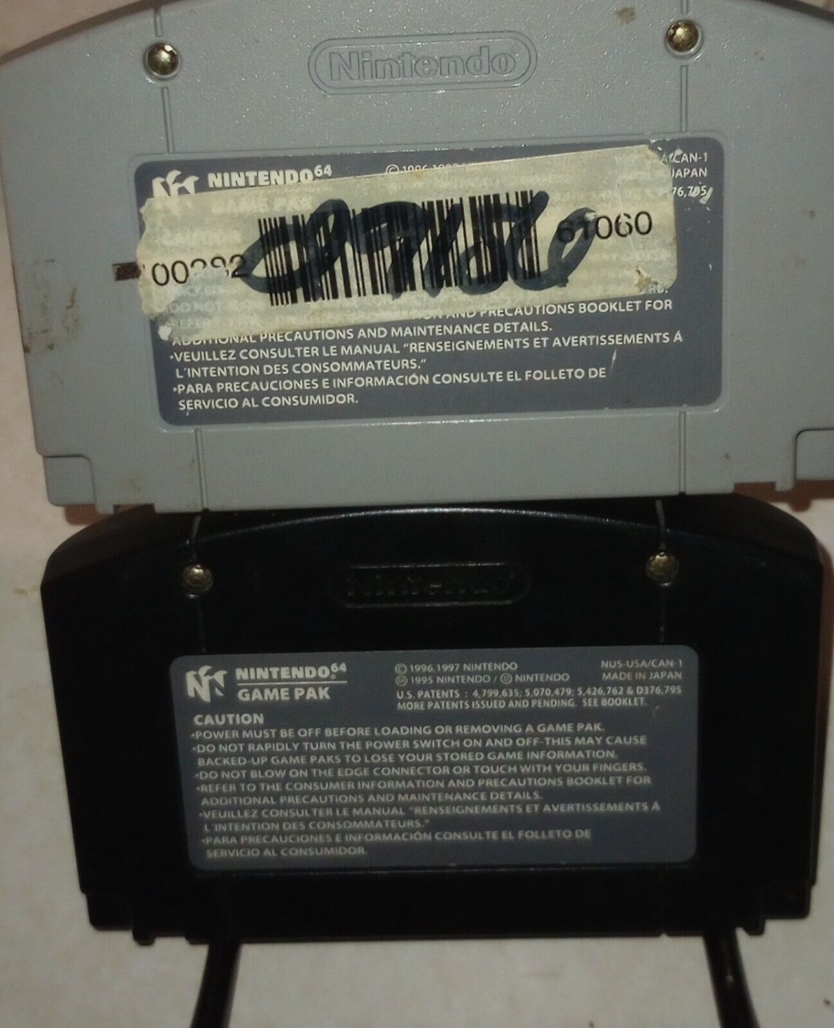 Nintendo 64 Rugrats in Paris & Rugrats Scavenger Hunt - Authentic N64