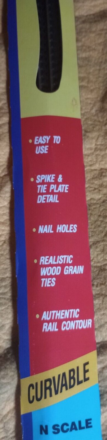 Life like N Scale Flex Track Lot Of 4 Packs ( 3 Sections Per Box) Made ...