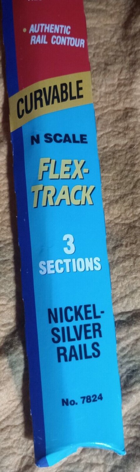 Life like N Scale Flex Track Lot Of 4 Packs ( 3 Sections Per Box) Made ...