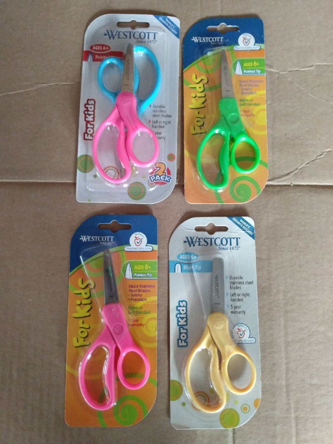 Westcott Kids Safety Scissor collection (x5)