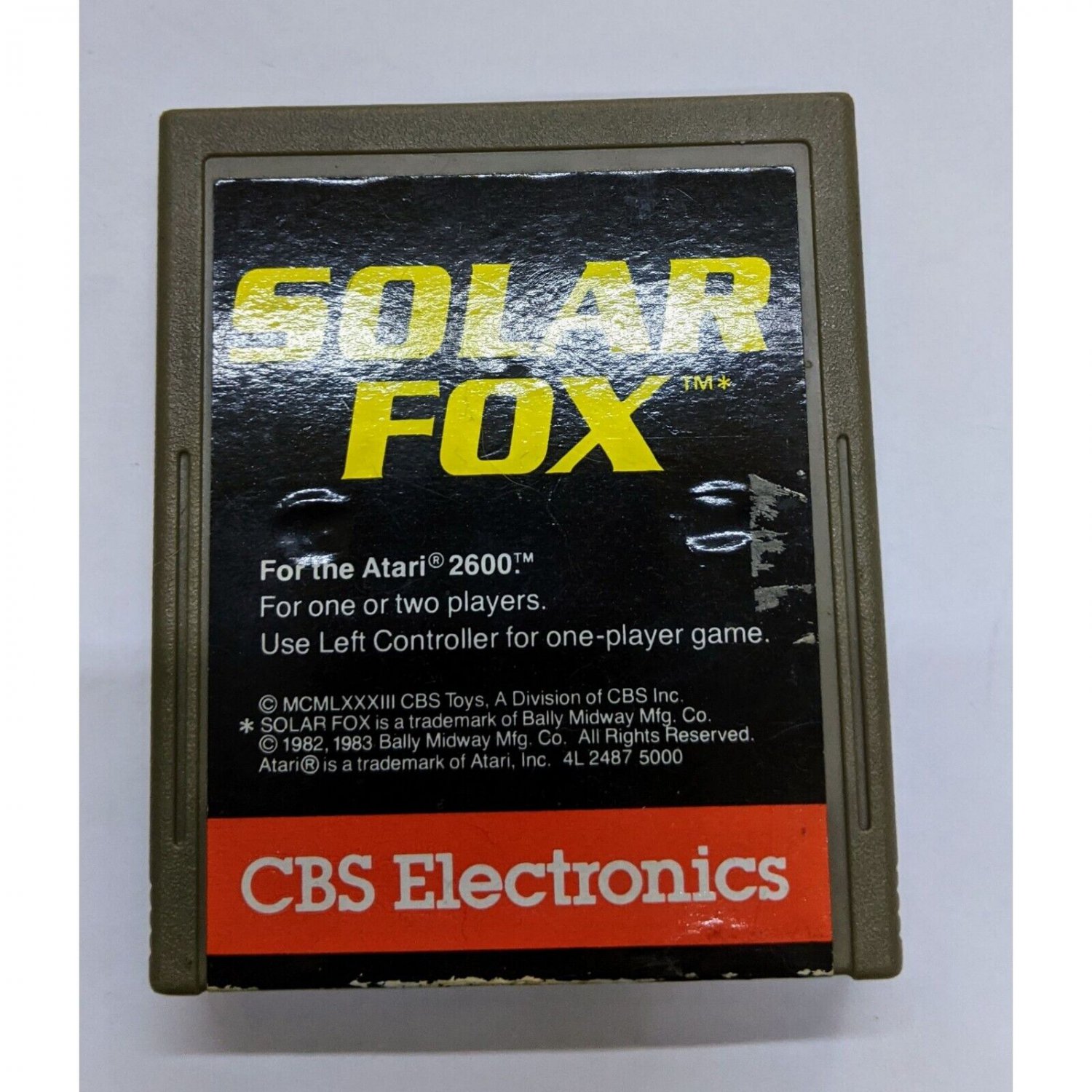 Solar Fox Atari 2600 Game