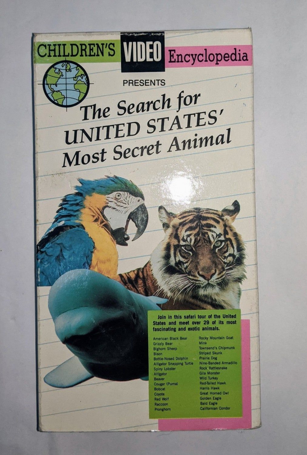 Learn About Animals VHS Tapes