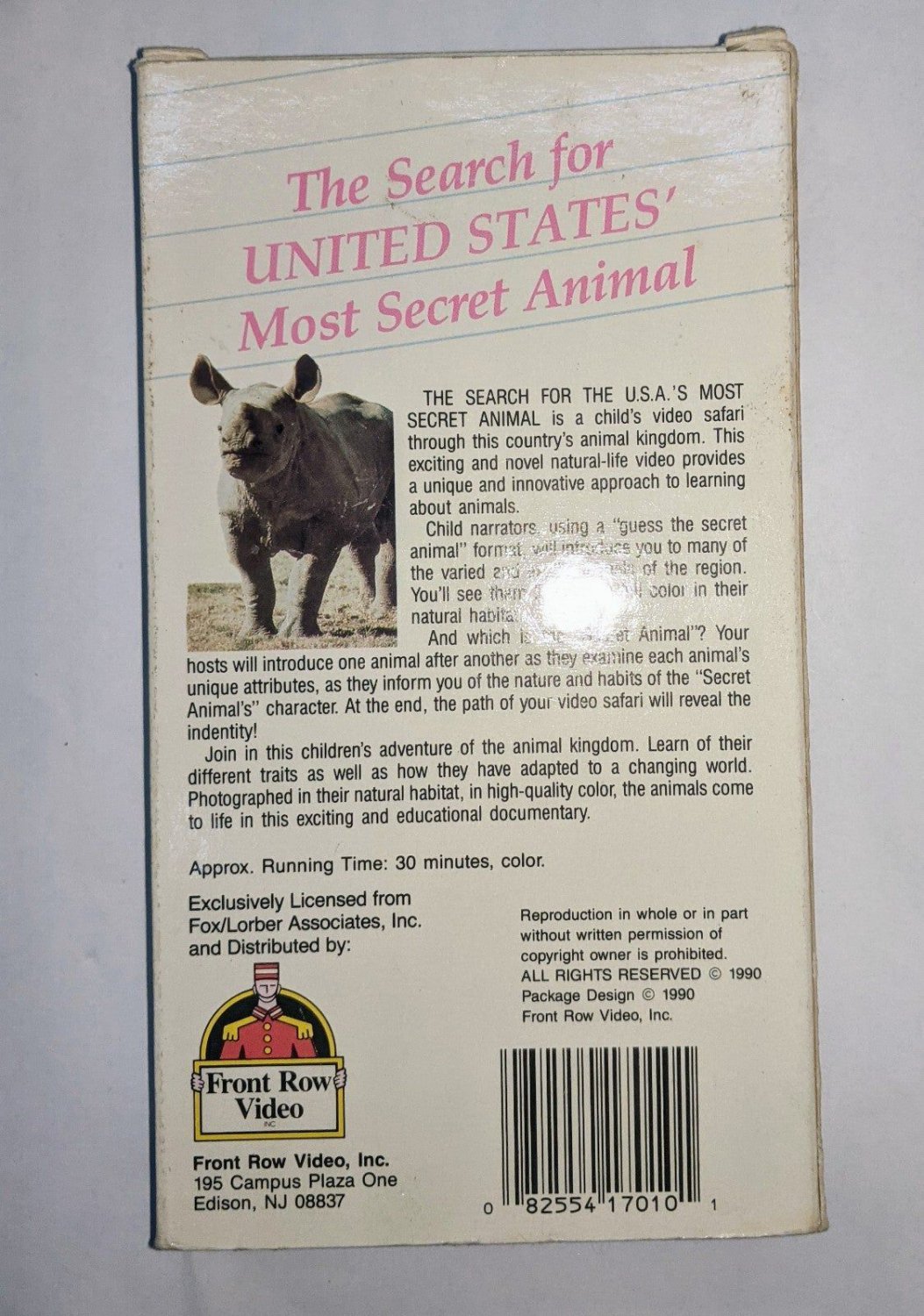 Learn About Animals VHS Tapes