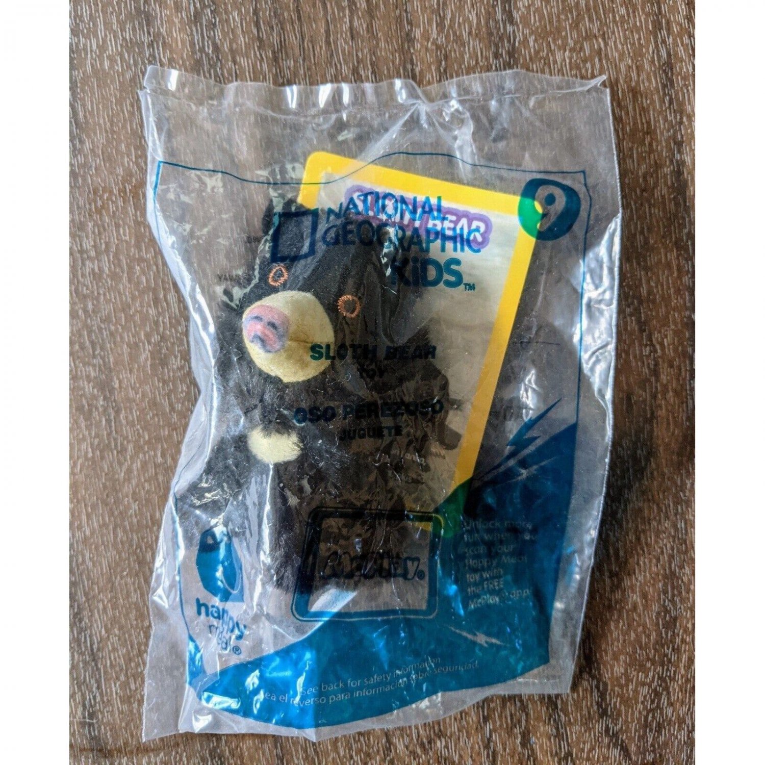 McDonald's Happy Meal National Geographic Kids Sloth Bear Toy