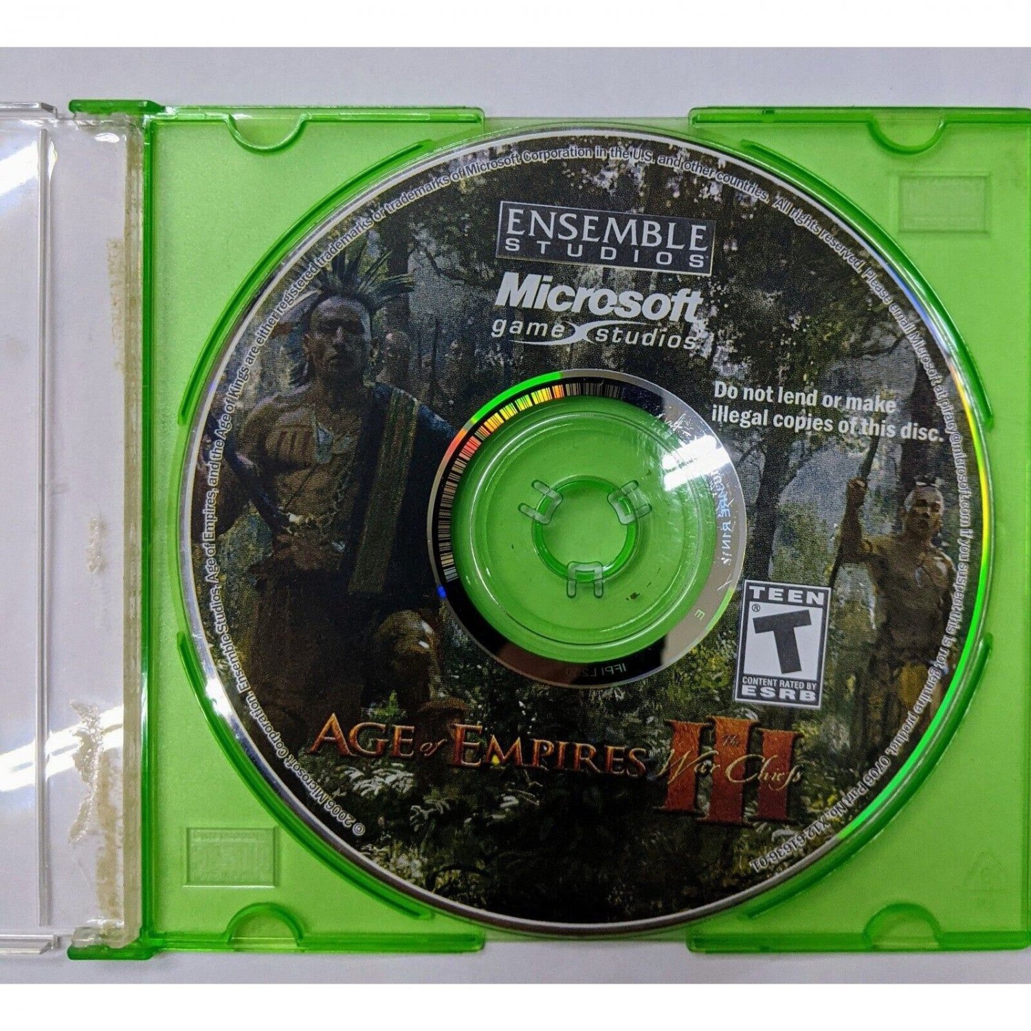 Age of Empires III The War Chiefs Disc PC Game Disc Replacement