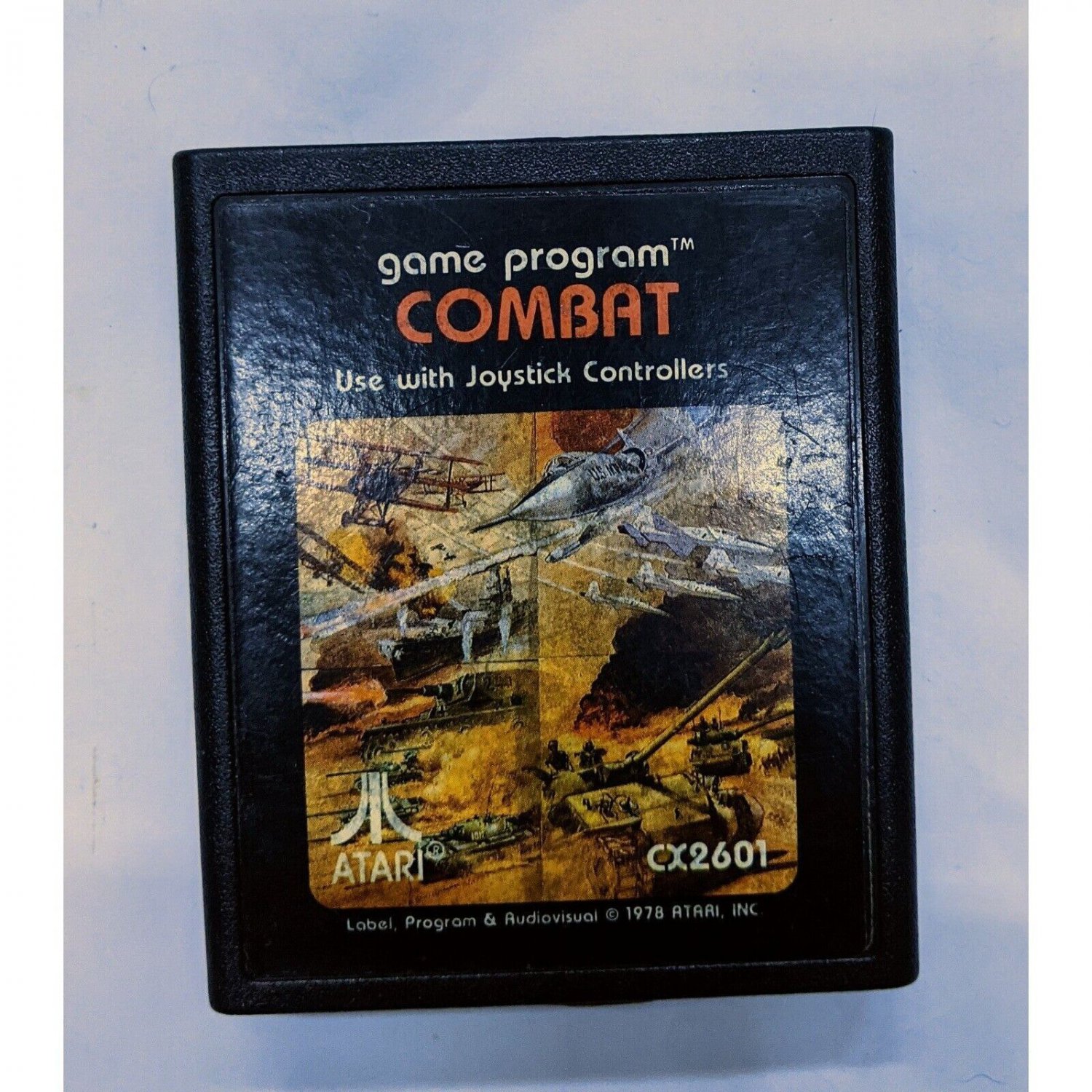 Combat Atari 2600 Game- picture label
