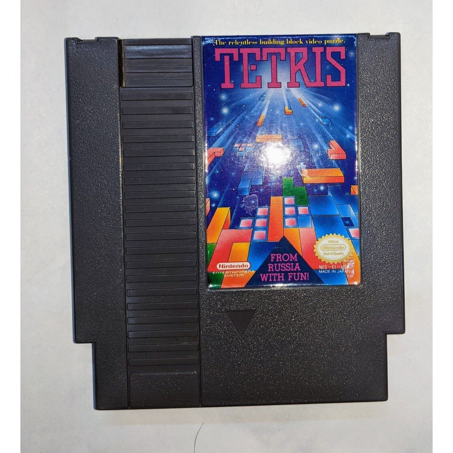 Tetris and Tetris 2 Nintendo NES Games