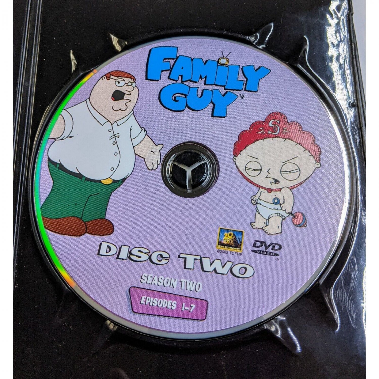 Family Guy TV Series Season Two Disc Two Replacement Disc