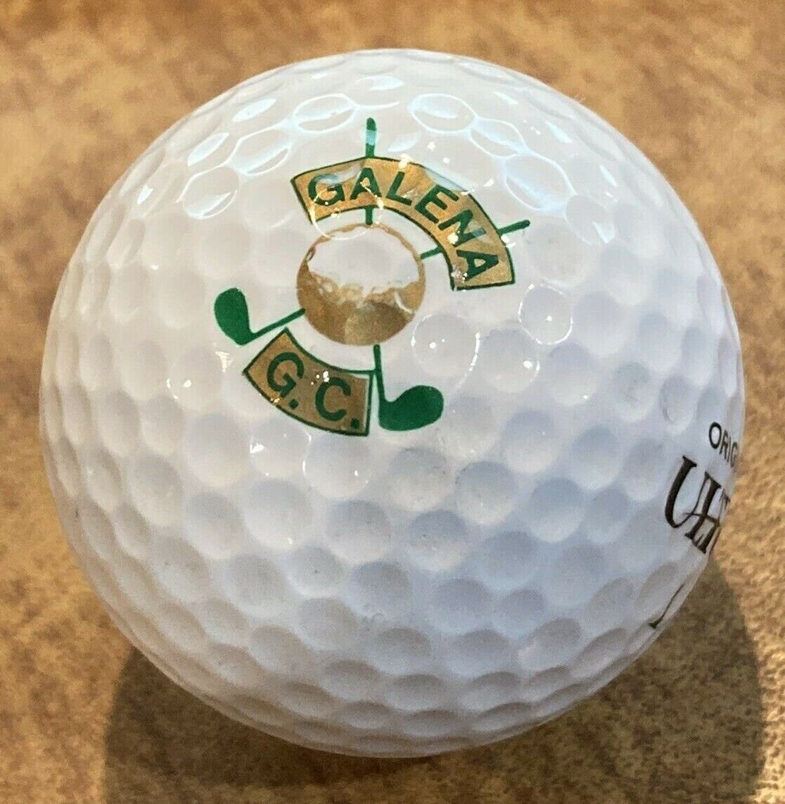 Galena Golf Club Logo Golf Ball Galena, IL Original Ultra