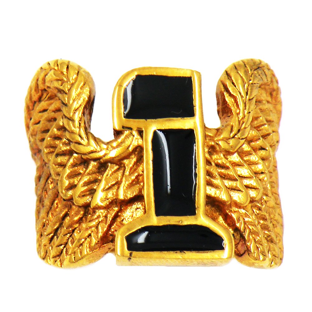 Number One Wing Biker Ring R1166G