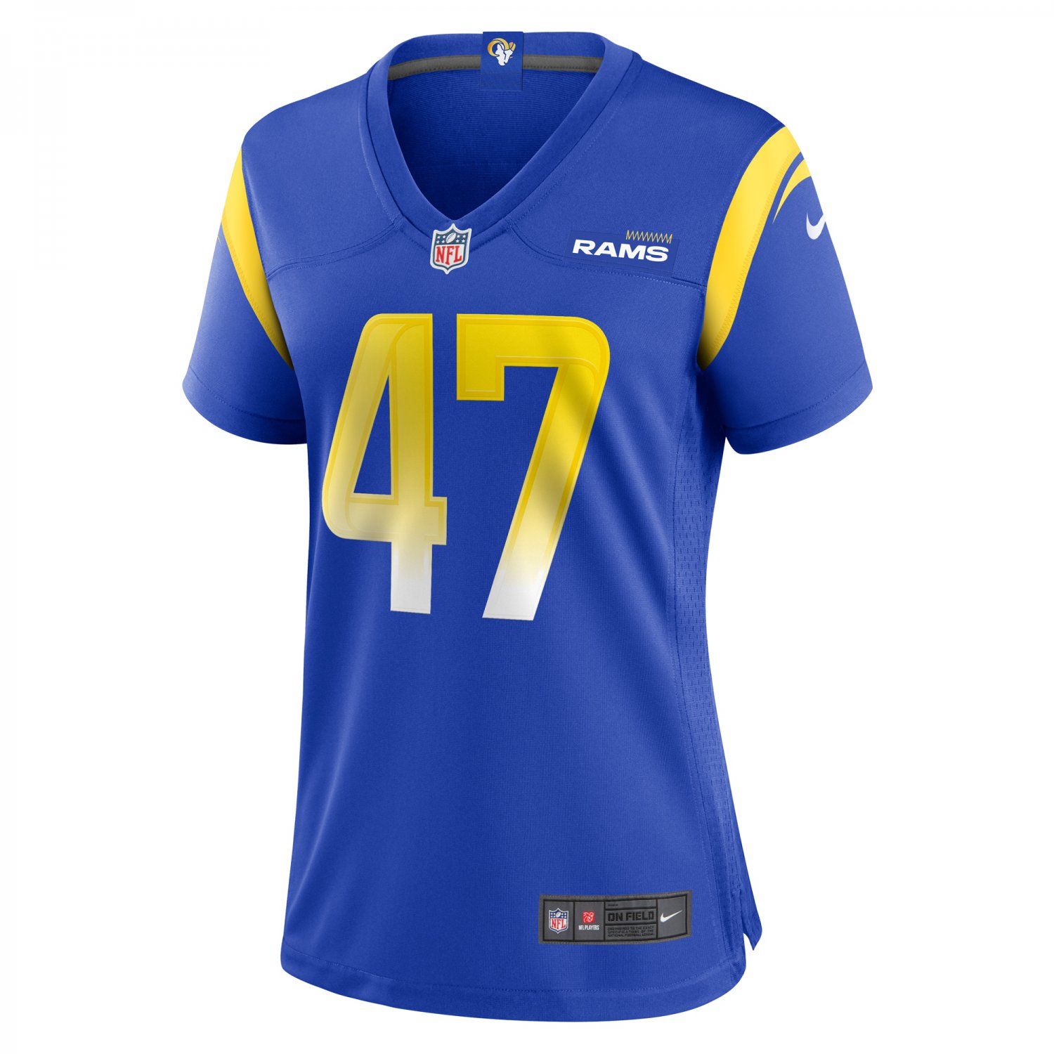 Alex Ward Los Angeles Rams Women's Home Game Jersey - Royal