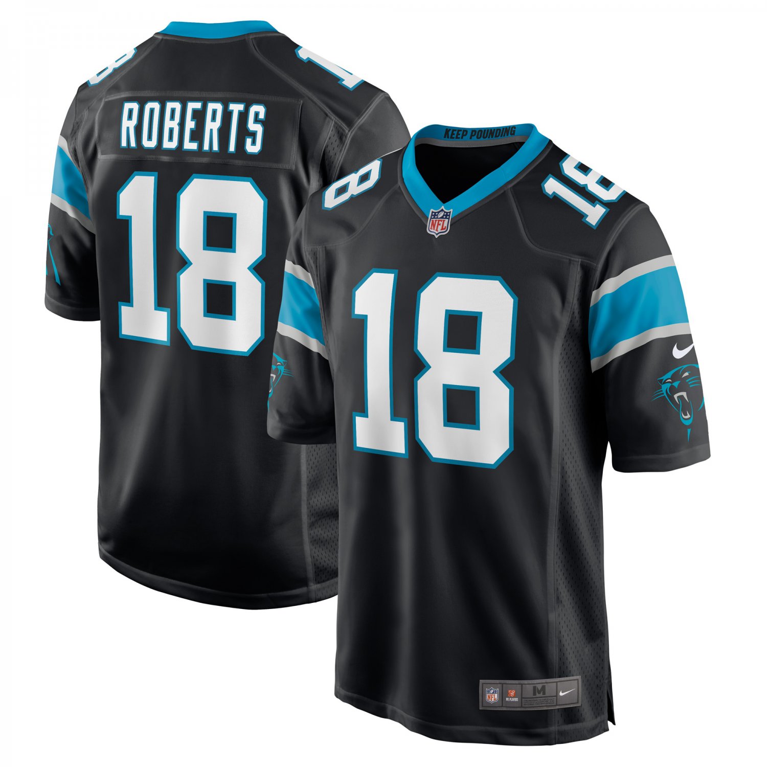 Andre Roberts Carolina PanthersGame Player Jersey - Black