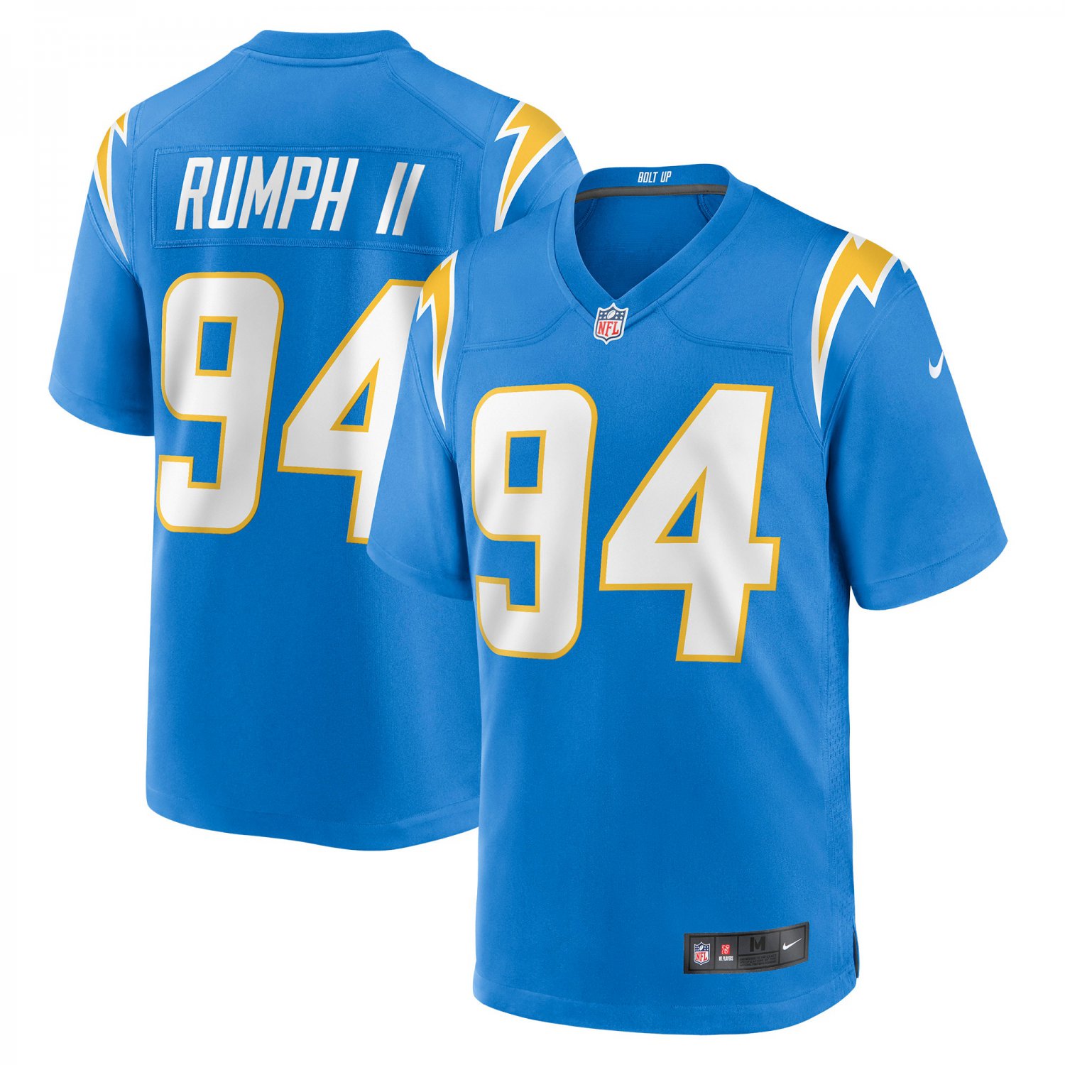 Chris Rumph II Los Angeles ChargersGame Jersey - Powder Blue