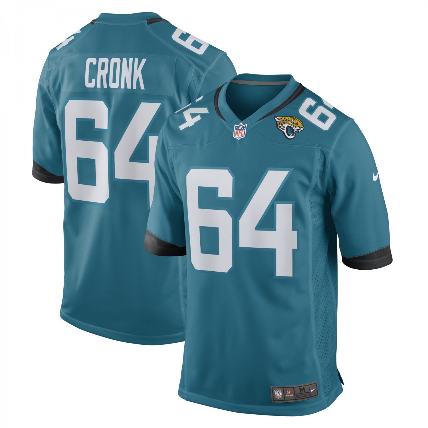 Coy Cronk Jacksonville JaguarsGame Player Jersey - Teal