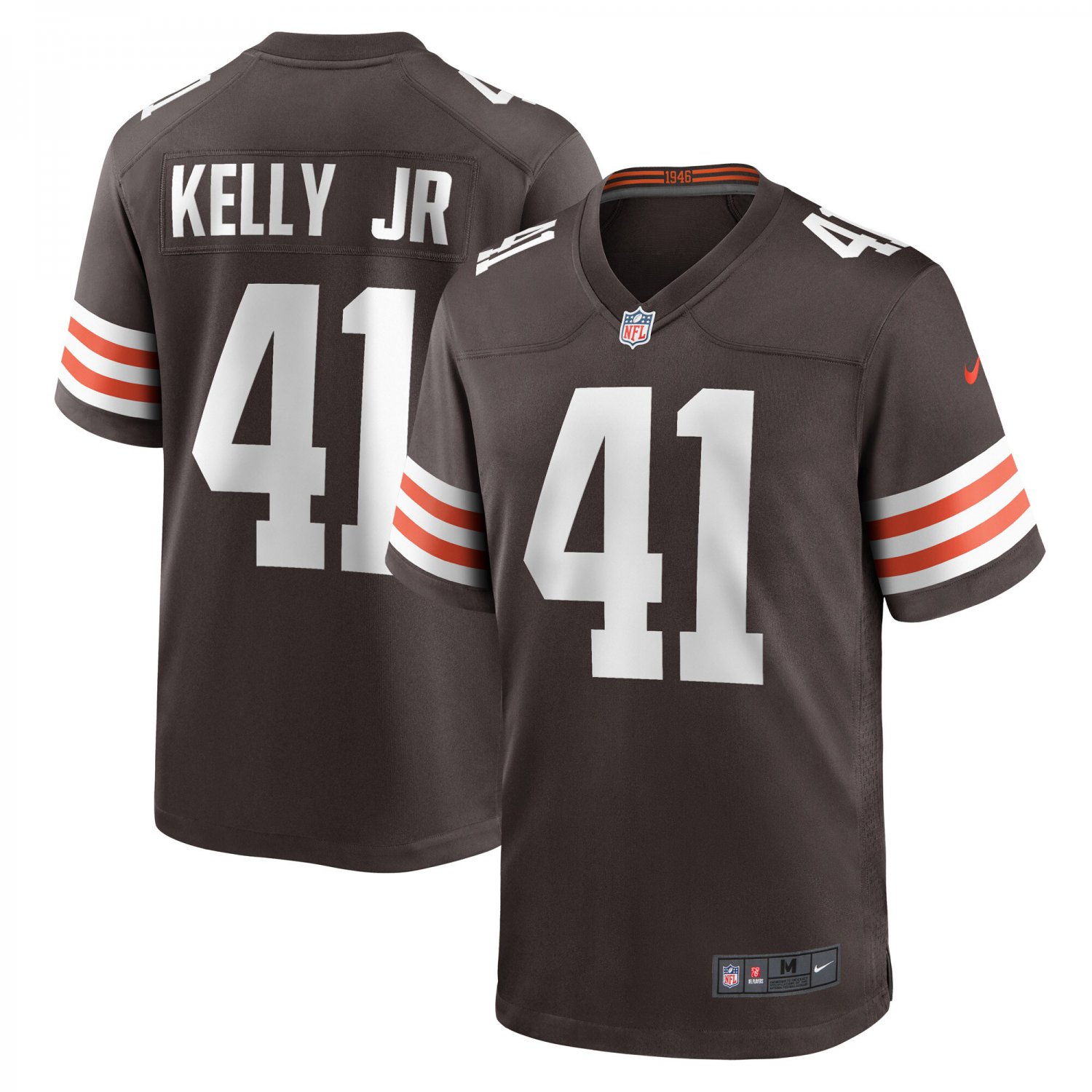John Kelly Jr. Cleveland BrownsGame Player Jersey - Brown