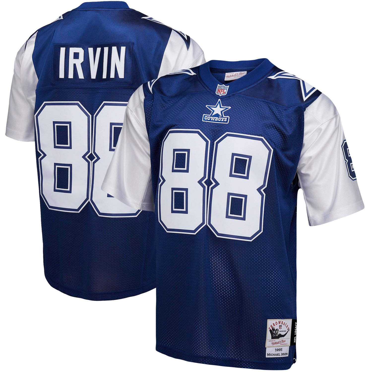Michael Irvin Dallas Cowboys Mitchell & Ness 1995 Legacy Replica Jersey ...