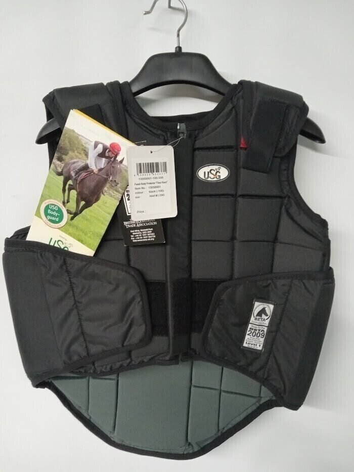 USG Flexi Race Panel Body Protector Adult Equestrian -Level 1 Body ...