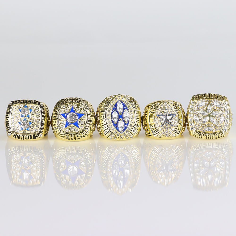 NFL 1971 1977 1992 1993 1995 Dallas Cowboys Super Bowl Championship ...