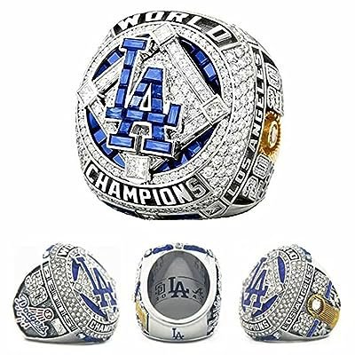 2020 mlb Dodgers LAWorldSeries Rings set with Deluxe Walnut Wooden box ...