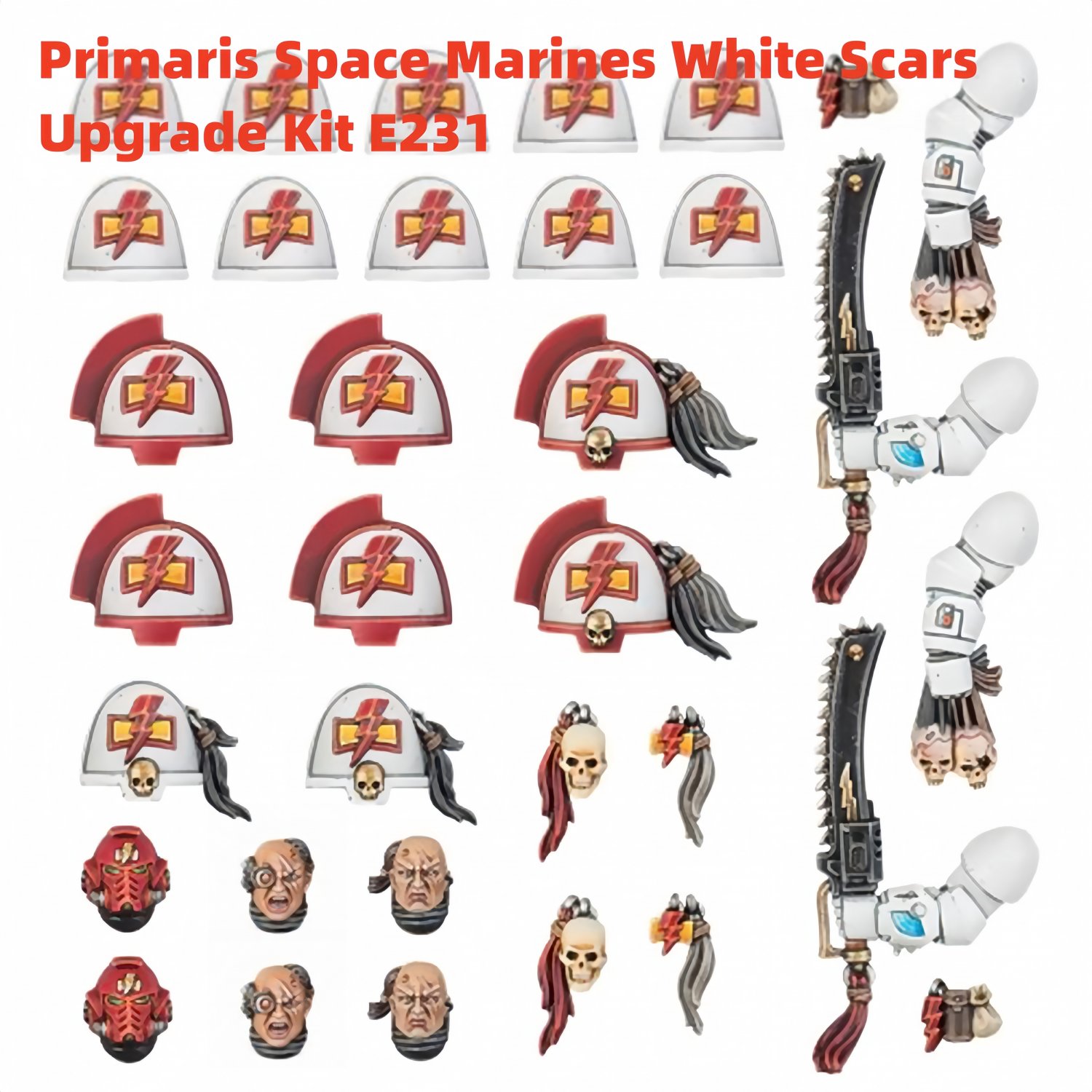 Primaris Space Marines White Scars Upgrade Kit E231